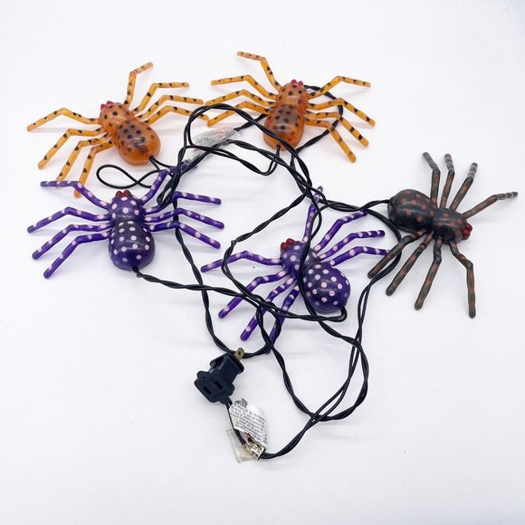 Unbranded | Holiday | Halloween String Lights Led Spiders String Of 5 ...